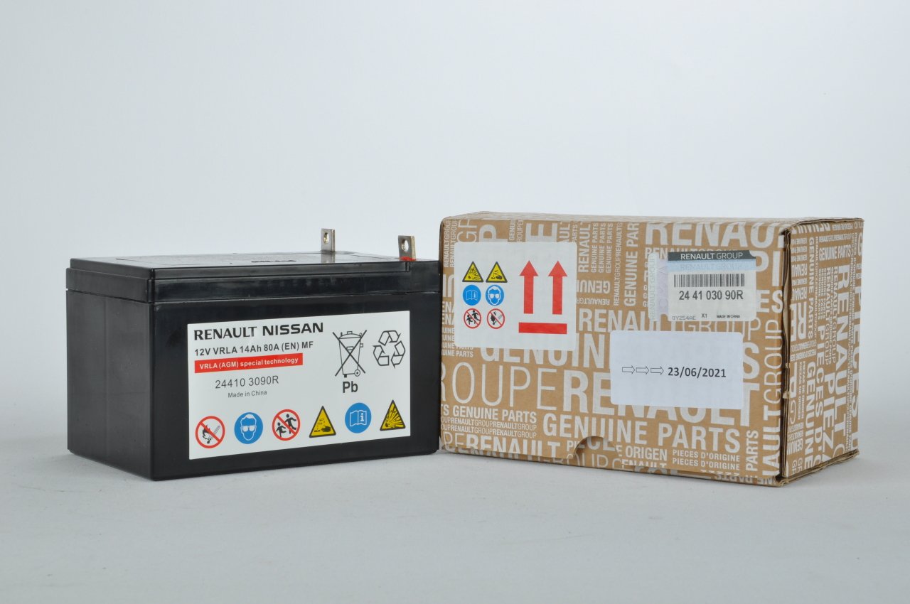 RENAULT ORJİNAL AKÜ 12V 14AH 80AEN TWIZY 244103090R